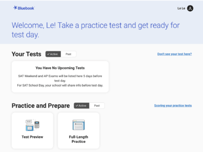 Bluebook – App làm test SAT Digital - VietAccepted