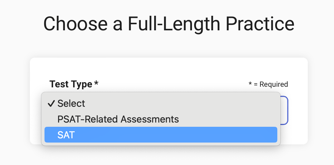 Bluebook – App làm test SAT Digital - VietAccepted